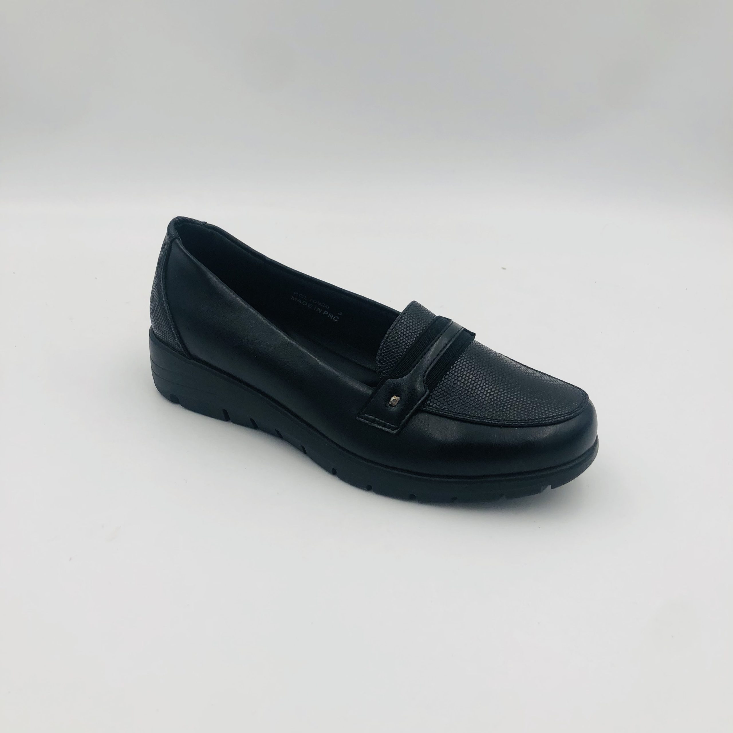 Pierre Cardin Corrine 1 Black Ladies Comfort Wedge - Shoe World