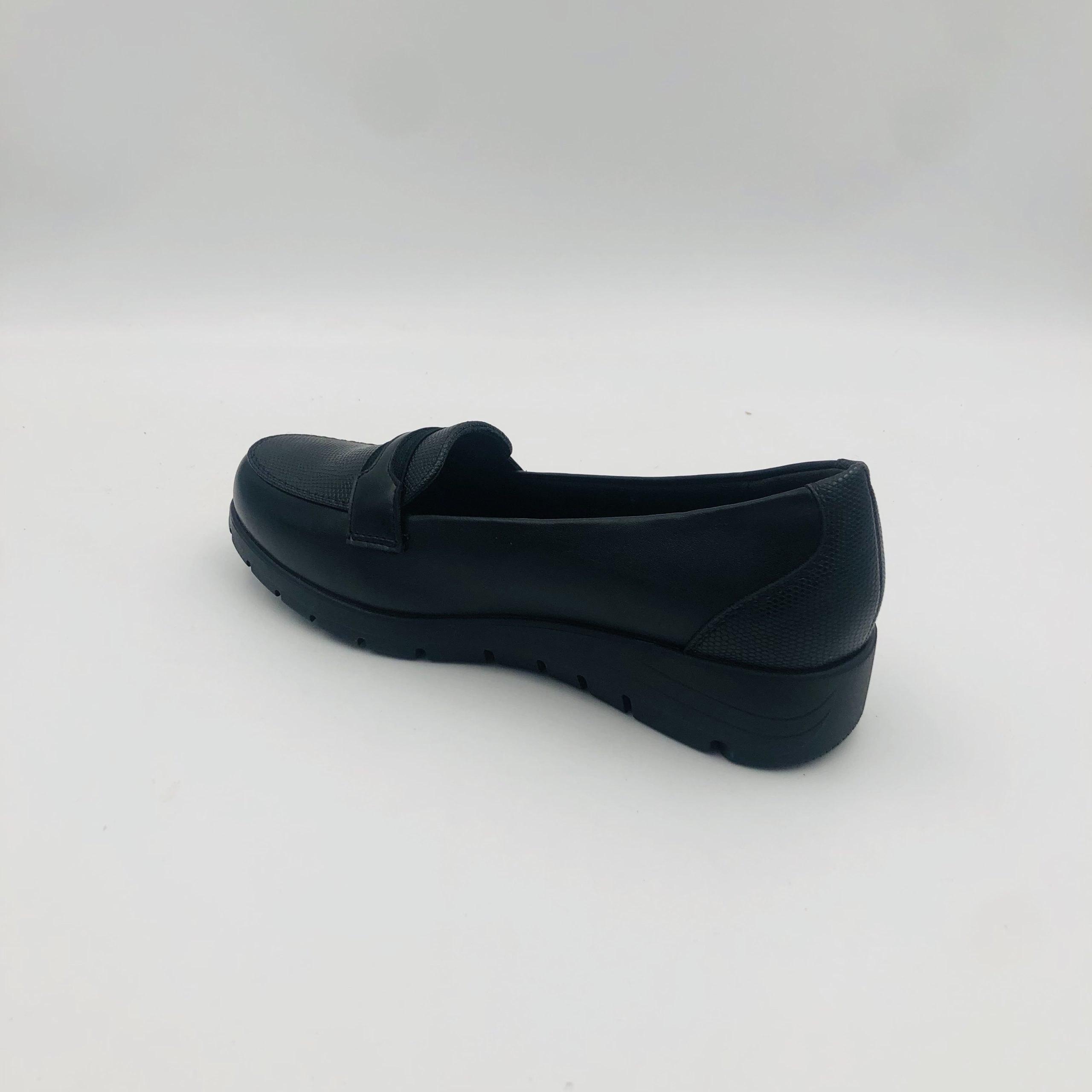 Pierre Cardin Corrine 1 Black Ladies Comfort Wedge - Shoe World